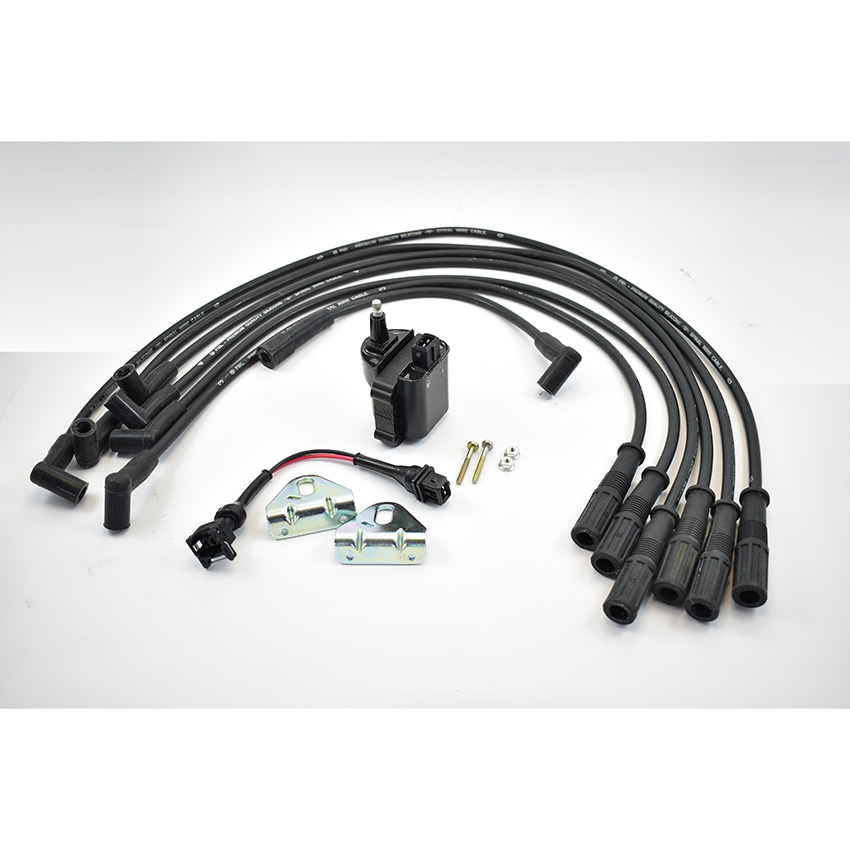 Ignition Coil Plugs Leads Distributor Kit for Ford Falcon 6cyl EA EB ED ...