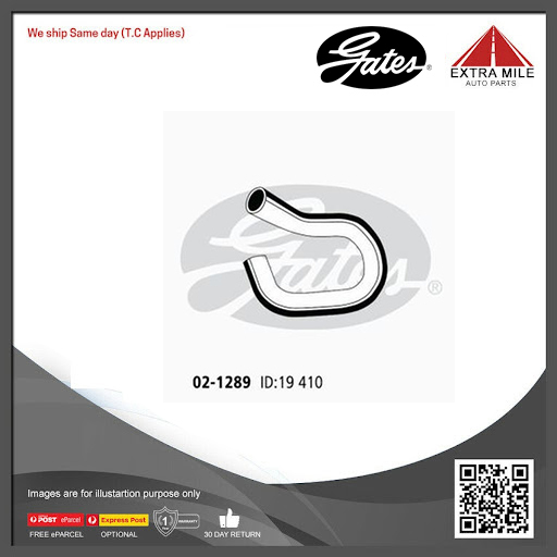 Molded Heater Hose 02-1289 for FORD Territory SX SY