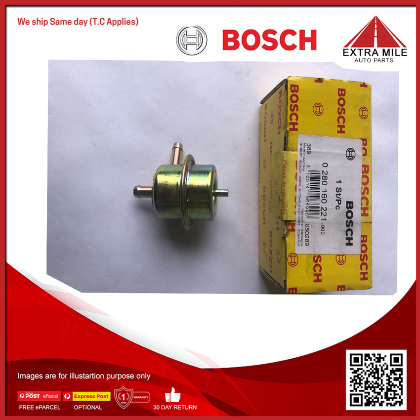 Bosch Pressure Regulator For Holden Calibra YE 2.0L C20NE 2D Coupe