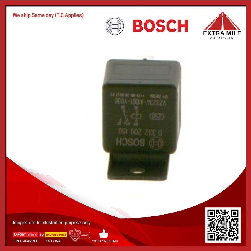 Bosch Relay Main Current For Mercedes Benz C-Class CL203, W202, W203 ...