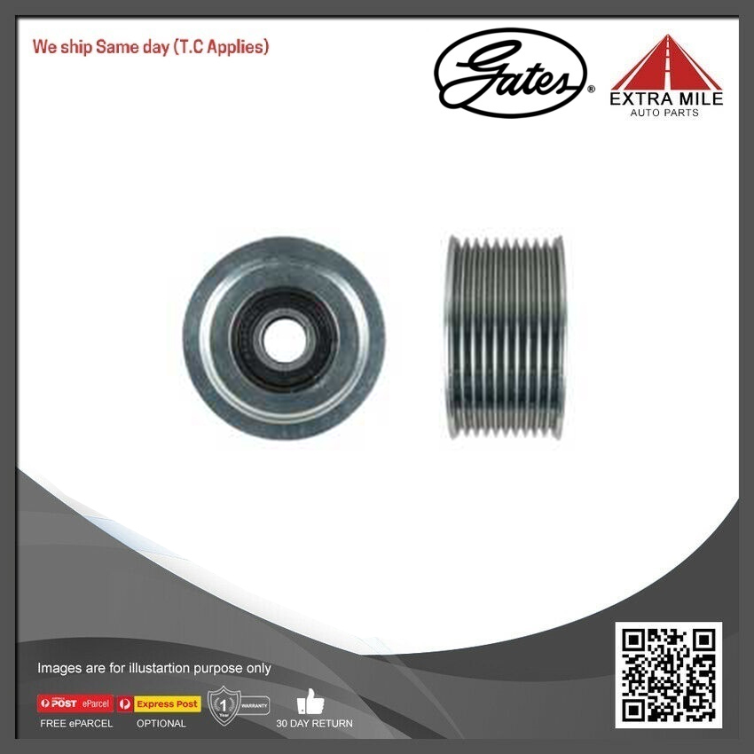 Gates DriveAlign Idler Pulley For Volvo 9500 9.3L 280KW 10/10-12/13