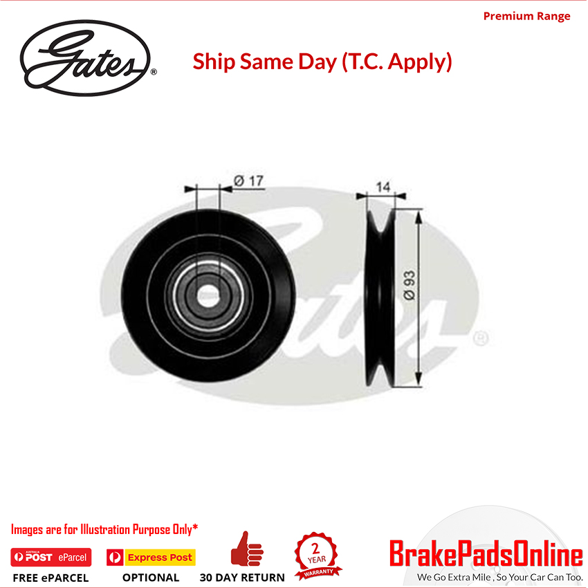 38003 Idler Pulley for FORD Australia Falcon XG 96EDL