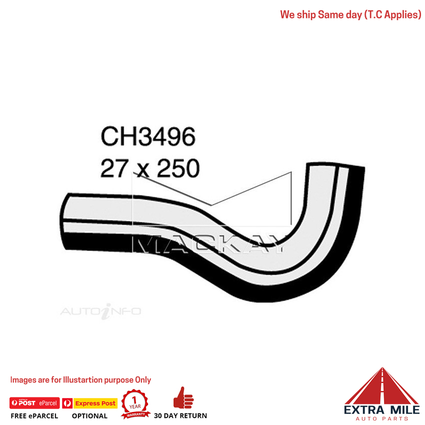 Mackay Engine By Pass Hose For Toyota Corolla AE112R 1.8L Petrol Manual ...