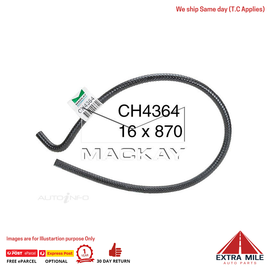 Mackay Expansion Tank Hose For Saab 900900Turbo B202 B212 - CH4364