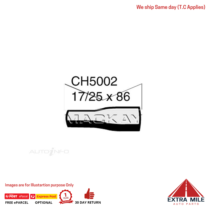 Mackay Heater Hose For TRIUMPH TR7 pipe to water pump return - CH5002