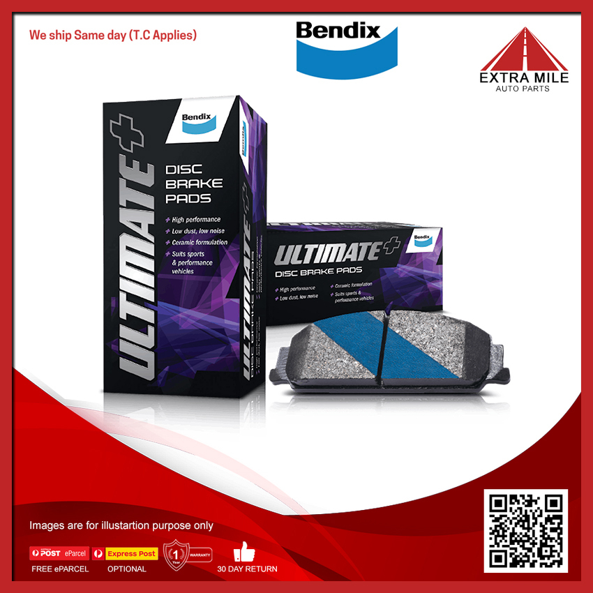 Bendix Ultimate+ Brake Pad Set Rear - DB1936-ULT+