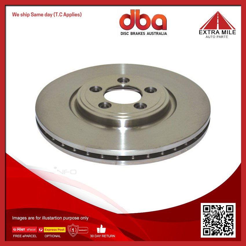 DBA Front Street Standard Disc Rotor For Jaguar S Type, XF, SJ6, XJ8,XK ...