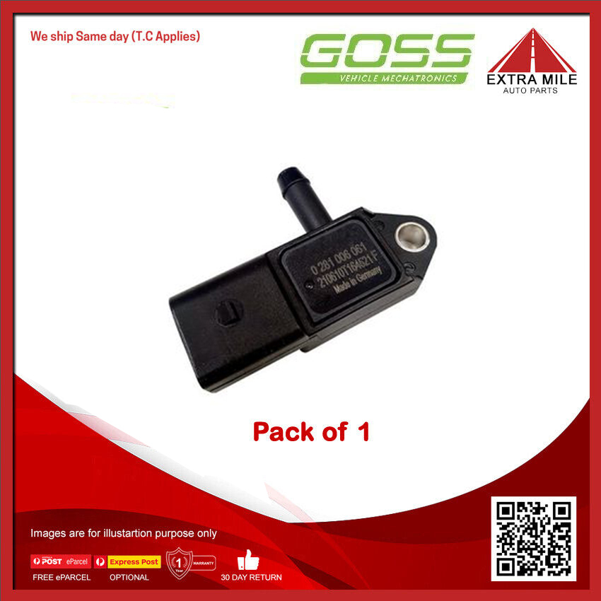 Goss DPF Sensor For Volkswagen Transporter T6 T5 2.0L TDI CFCA 132KW Diesel