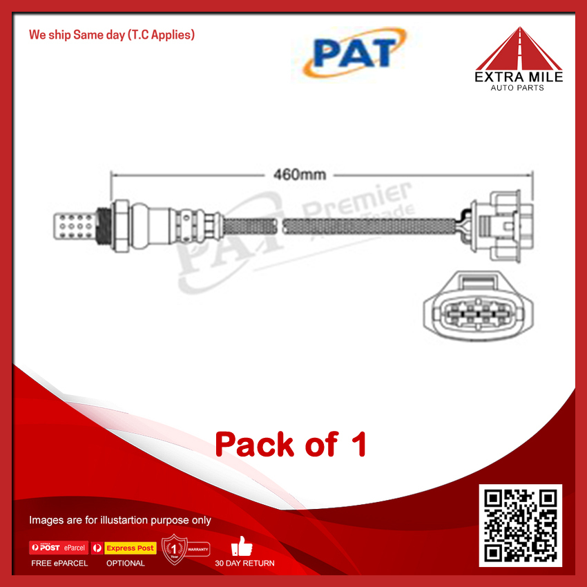 PAT Exhaust Gas Oxygen Sensor For Holden Cruze CD, CDX JH 1.8 litre ...
