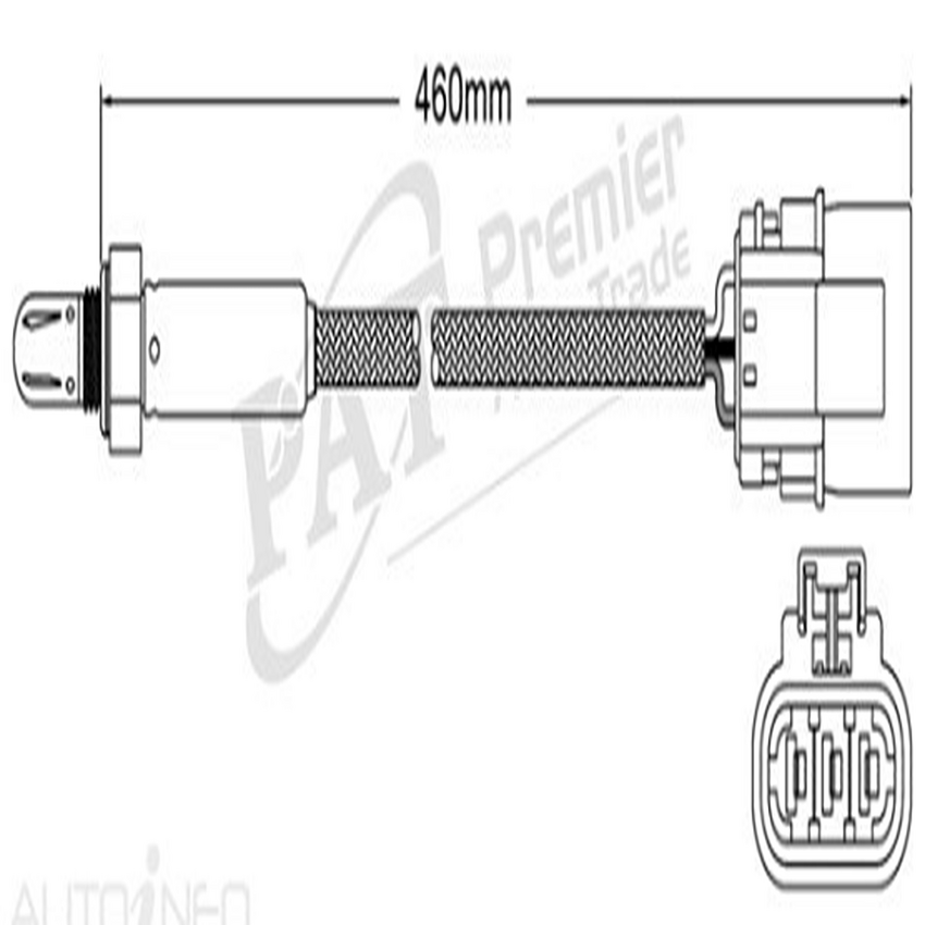 PAT Pre-Cat. Oxygen Sensor For Nissan Pulsar GTi-R 2.0L Turbo 4CYL SR20DET