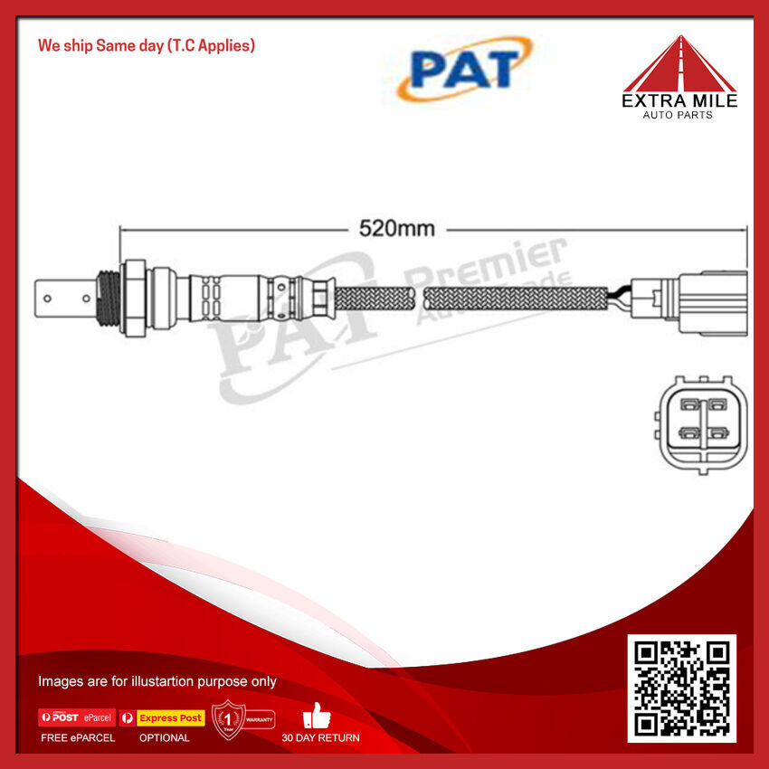 PAT Oxygen Sensor Pre-Catalytic For Subaru Outback H6 BH, B12 3.0L EZ30D F6