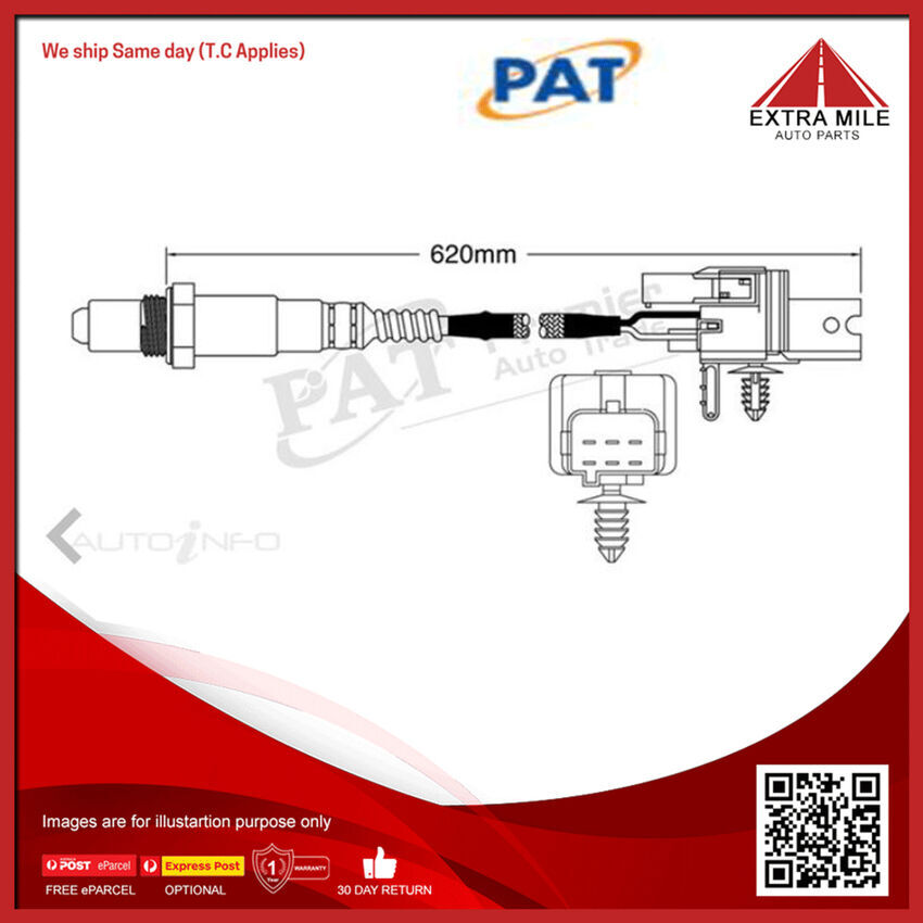 PAT Oxygen Sensor Pre-Cat Converter For FORD KUGA TE 2.5L DURATEC I5 20V