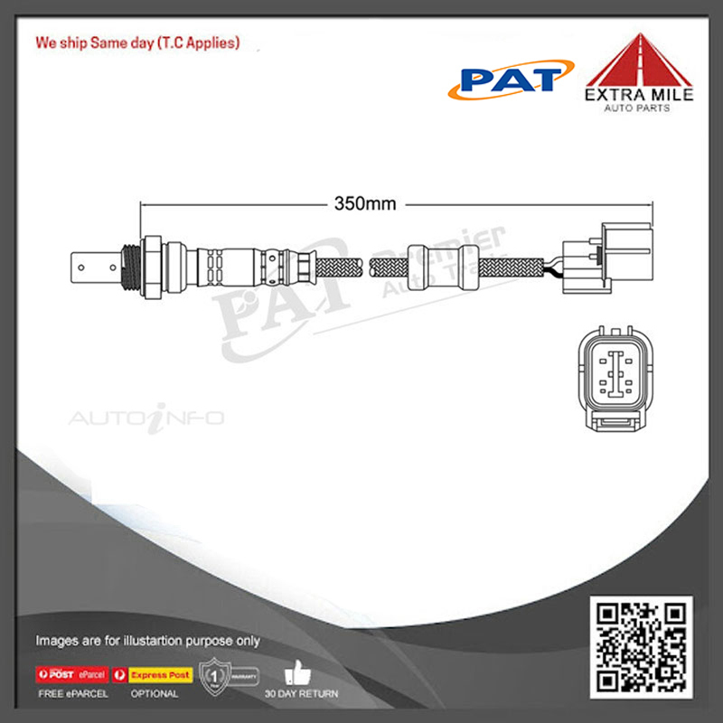 PAT Pre-Cat. Oxygen Sensor For Honda Integra Type-R 2.0L 4CYL K20A2 - EGO-331