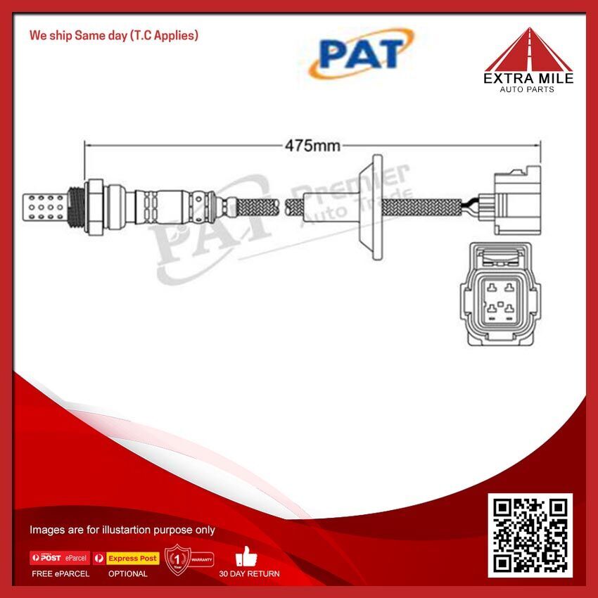 PAT Oxygen Sensor For Mitsubishi Lancer CJ 2.0L 4B11 MIVEC DOHC