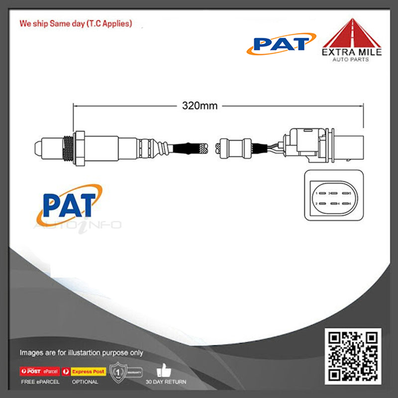 PAT Pre-Cat. Oxygen Sensor For Hyundai Tucson Diesel 2.0L CRD Turbo D4HA