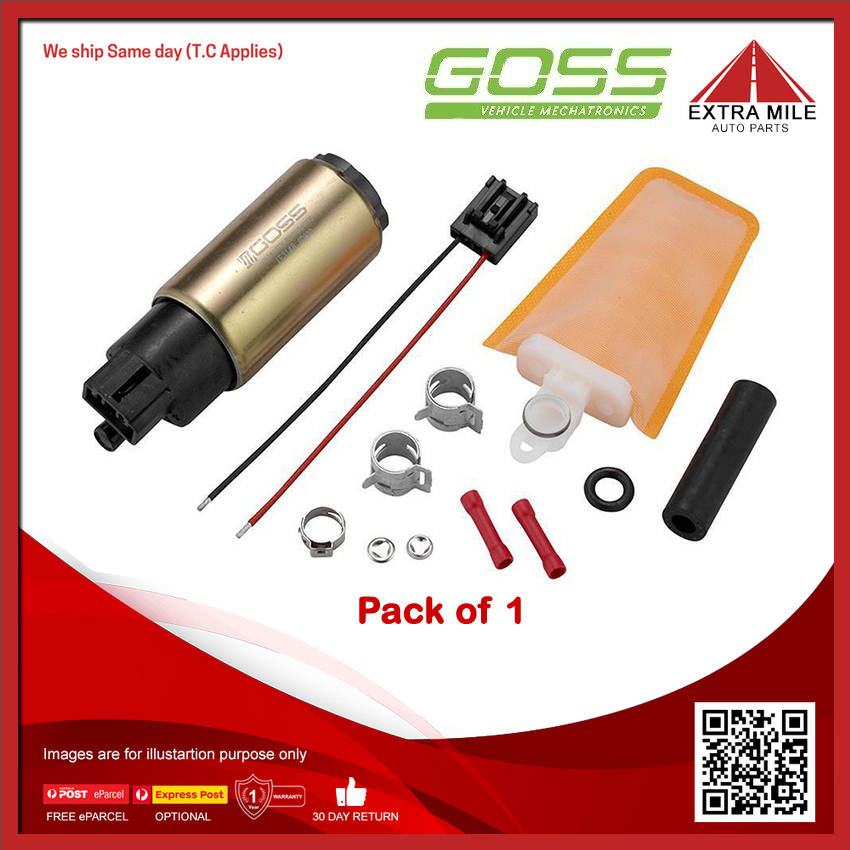 Goss Electric Fuel Pump For Toyota Townace KR42R 1.8L 7K-E, SR40 2.0L ...
