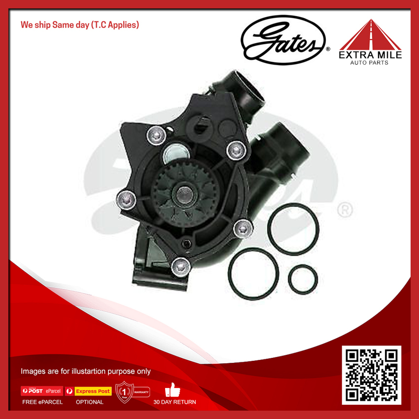 Gates Engine Water Pump For Audi A4 B8,8K5, B8,8K2 2.0L/1.8L CDNC, CDHB ...