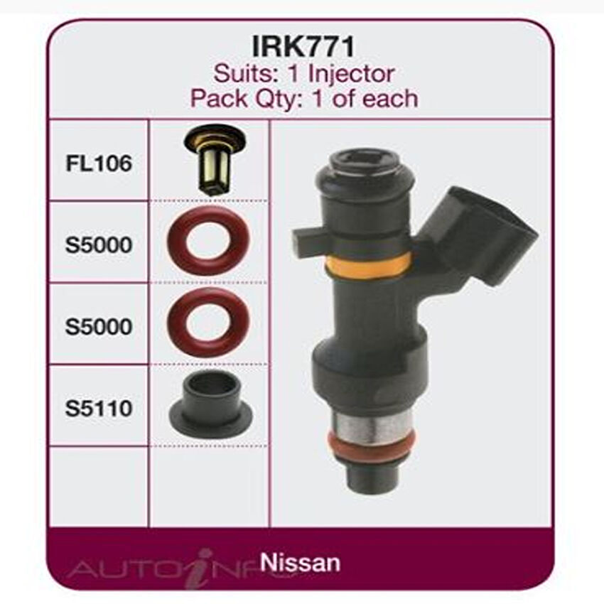 Goss Fuel Injector Repair Kit For Nissan Elgrand E50 E51 3.5L VQ35DE V6 ...