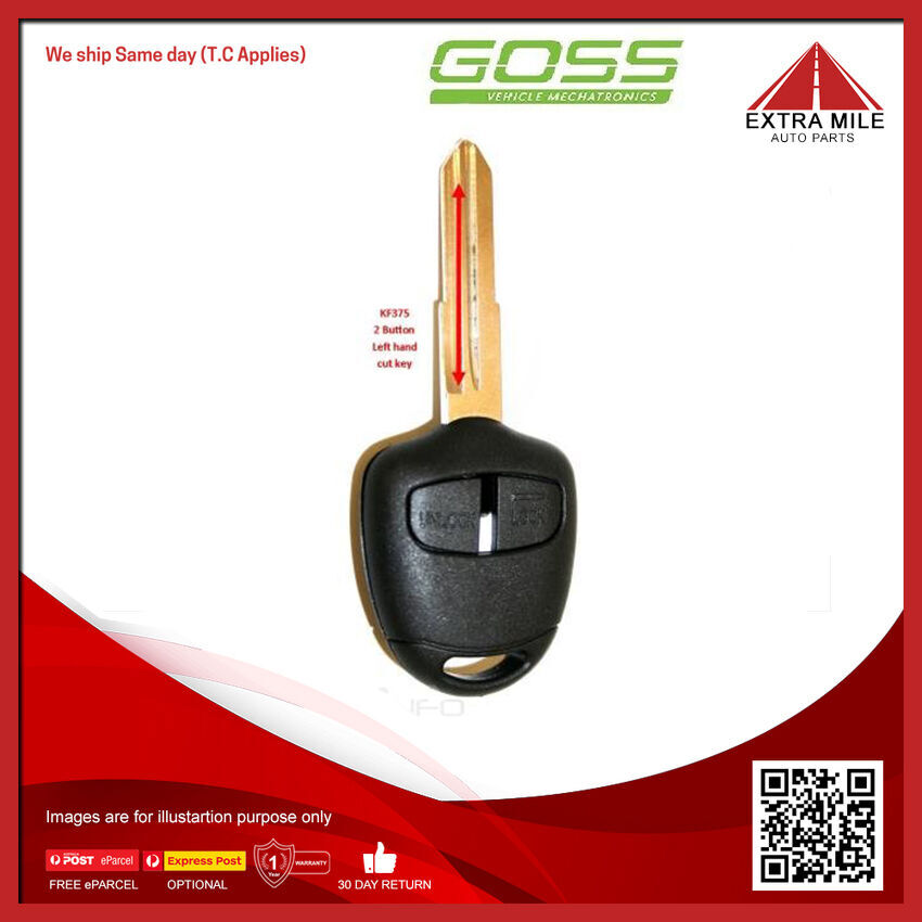 Goss Ignition Key Remote For Mitsubishi Pajero NT NW NX 3.8L 4M41T I4 ...