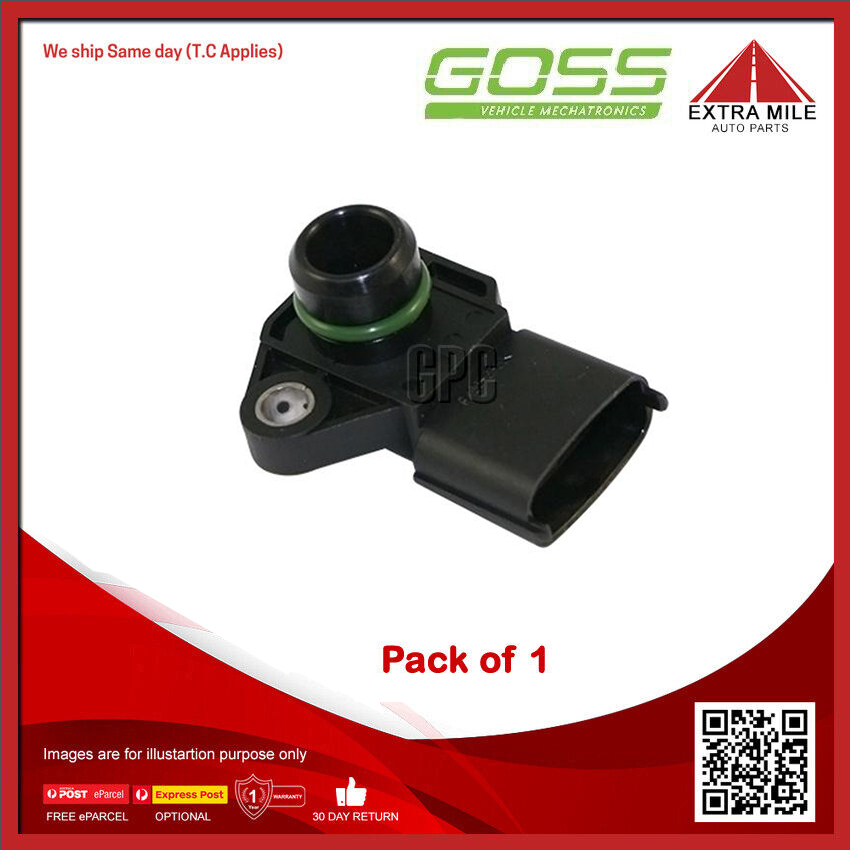 Goss Map Sensor For Kia K2700 PU 2.7L J2 OHV 8v Diesel 4cyl - MP155