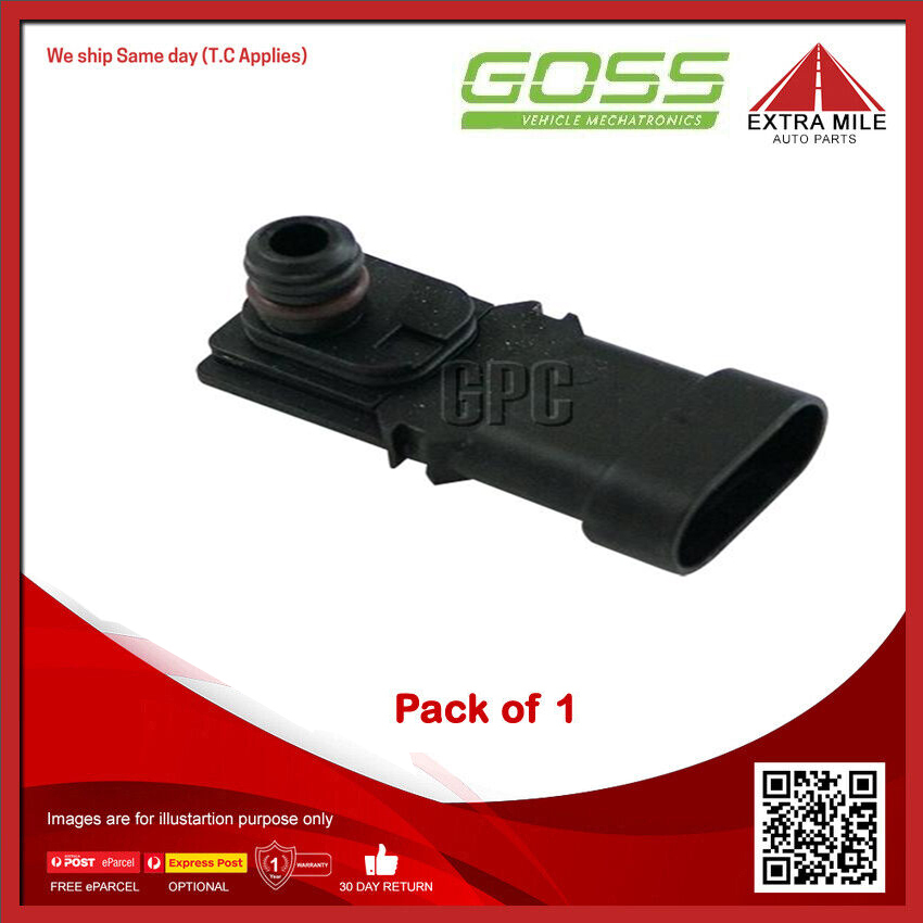 Goss Map Sensor For Renault Kangoo F61,F76 1.6L K4M DOHC 16v MPFI 4cyl ...