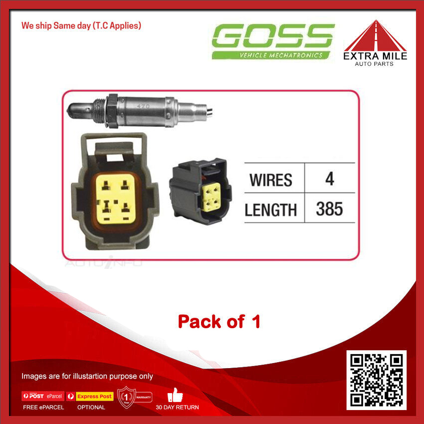 GOSS Oxygen Sensor For Jeep Grand Cherokee GEN2 WG-WJ 4.7L,GEN4 WK2 3 ...