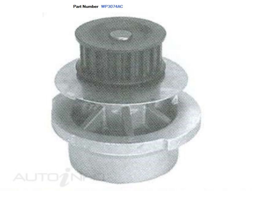 Alcius Engine Water Pump For Holden Astra TR 1.4L/1.6L C14NZ, C16SE