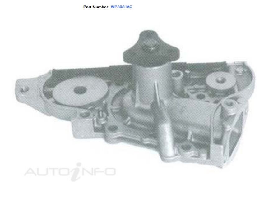Alcius Engine Water Pump For Mazda MX5 NA NB 1.8L BPVE, BPT, BPVET