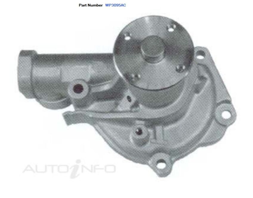 Alcius Engine Water Pump For GWM X240 CC 2.4L 4G69S4N 4D SUV Mid-Size ...