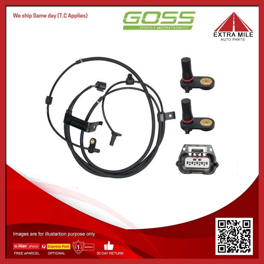 Goss ABS Wheel Speed Sensor Rear For Holden Colorado RG 2.8L/2.5L LWH ...